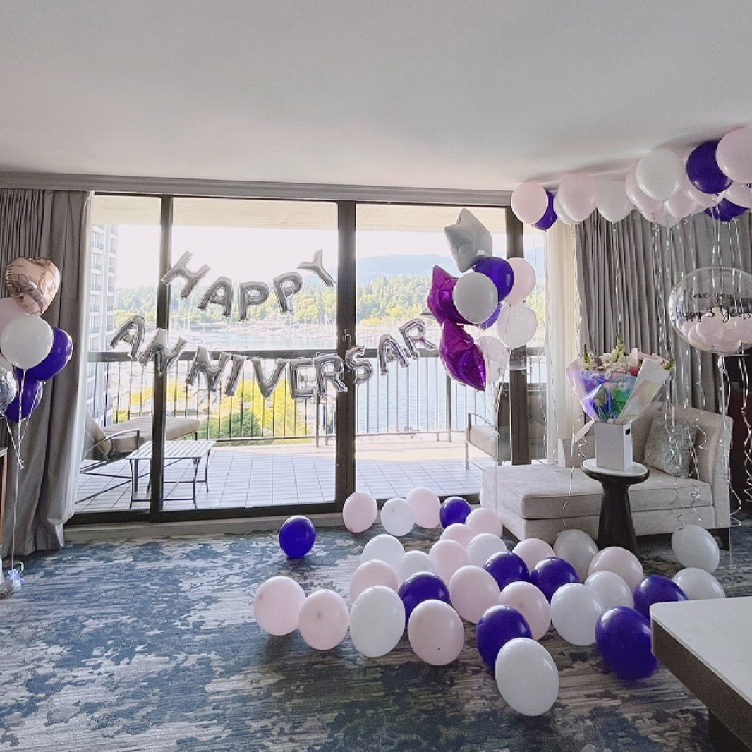 Balloon Packages - Setup & Delivery - Vancouver - Hotel – One Up