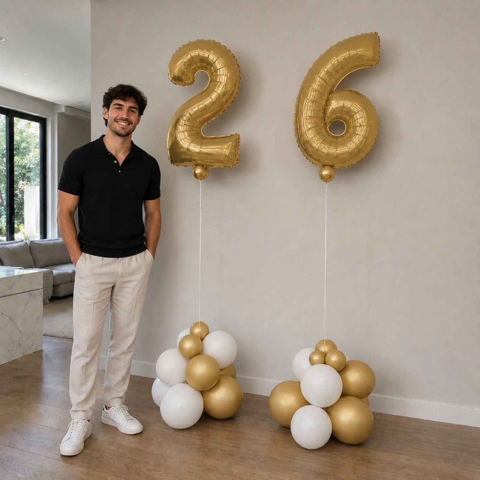 Luxury Birthday Number Balloon Set – One Up Party Canada